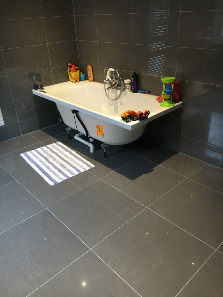 Bathroom boxing & tiling - Maple Tree Carpentry